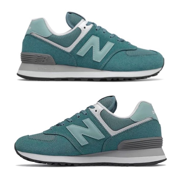 New Balance | Shoes | New Balance 574 Retro Running Shoes Sneakers Teal ...